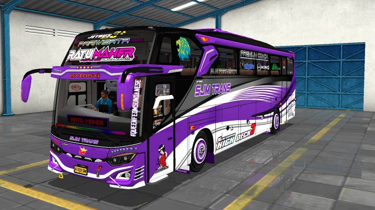 PO ADI PUTRO_RATU MAHER !! JETBUS SJM TRANS HINO !! NEW SUPER DECK 3 ...