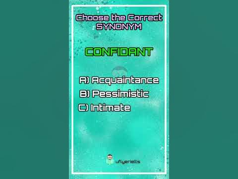 Choose the correct synonym.[S3] #uflyerielts #english #vocabulary ...