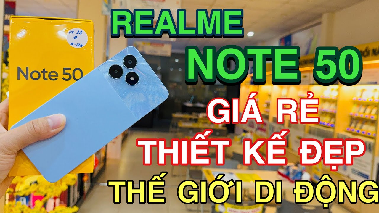 Realme Note 50 | Mở Hộp Realme Note 50 Giá Rẻ Bất Ngờ tại Thế Giới Di ...