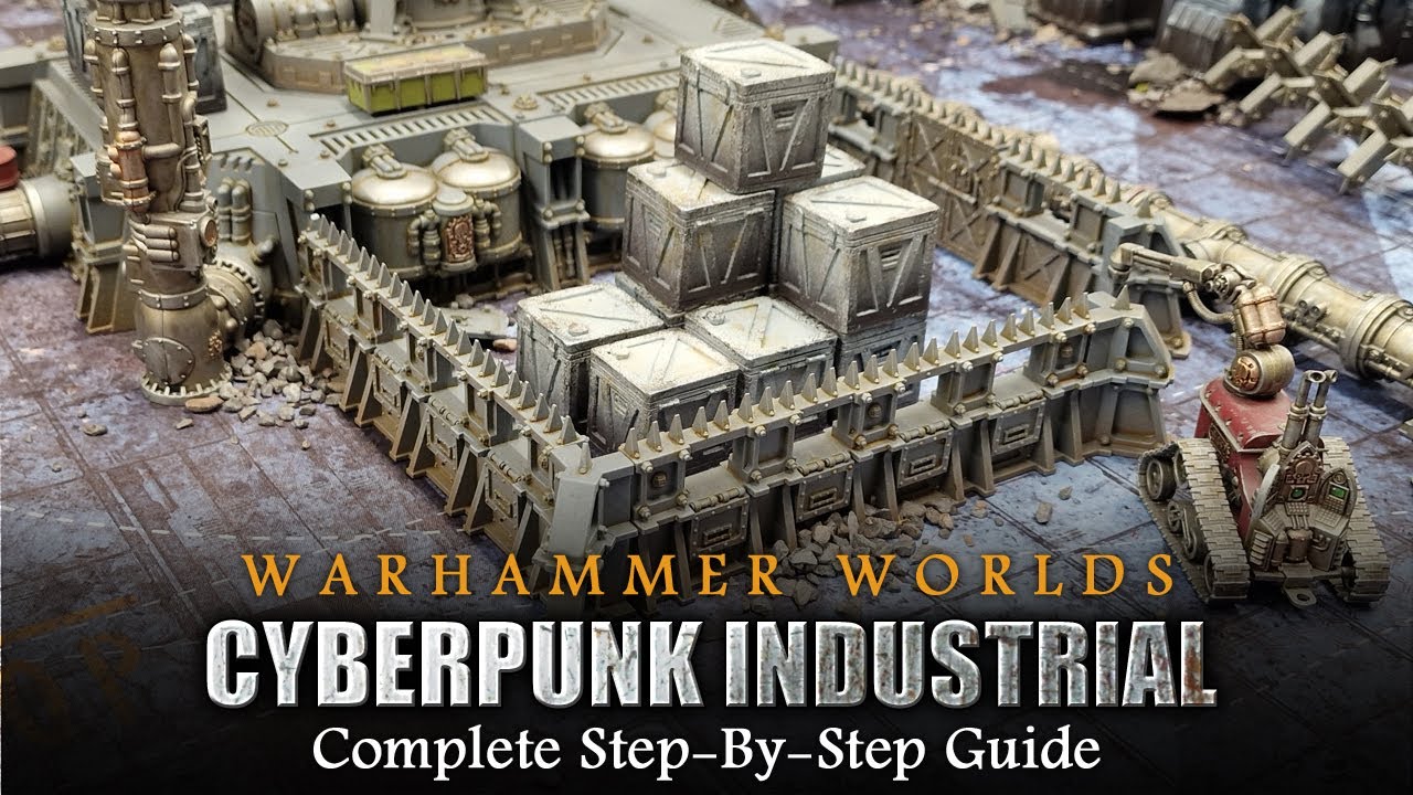 Warhammer Worlds 'CYBERPUNK INDUSTRIAL' | 40K Battlefield Creation ...