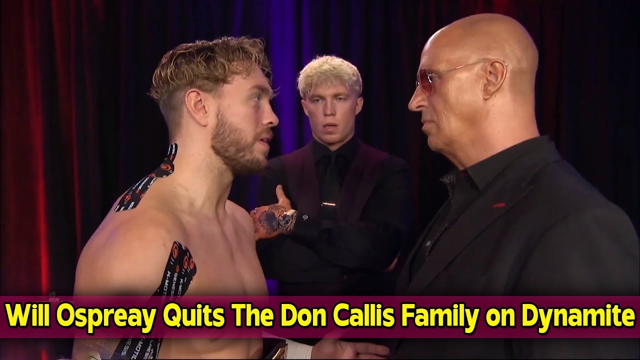 Will Ospreay Parts Ways With Don Callis Family on AEW Dynamite - YouTube