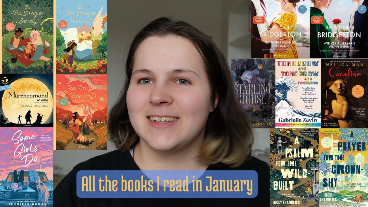 The twelve books I read in January ~ Reading WrapUp - YouTube
