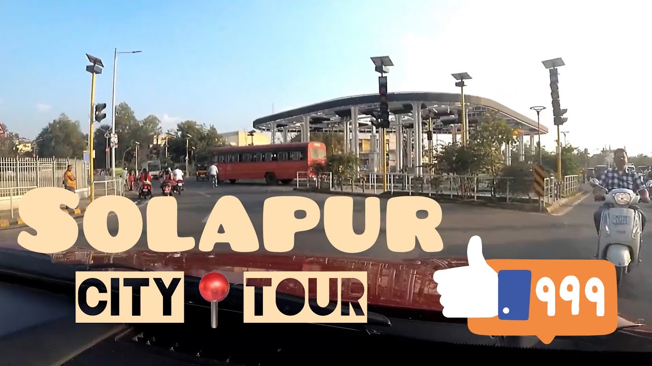 SOLAPUR CITY TOUR | Exploring Traffic on Yatra Days - YouTube