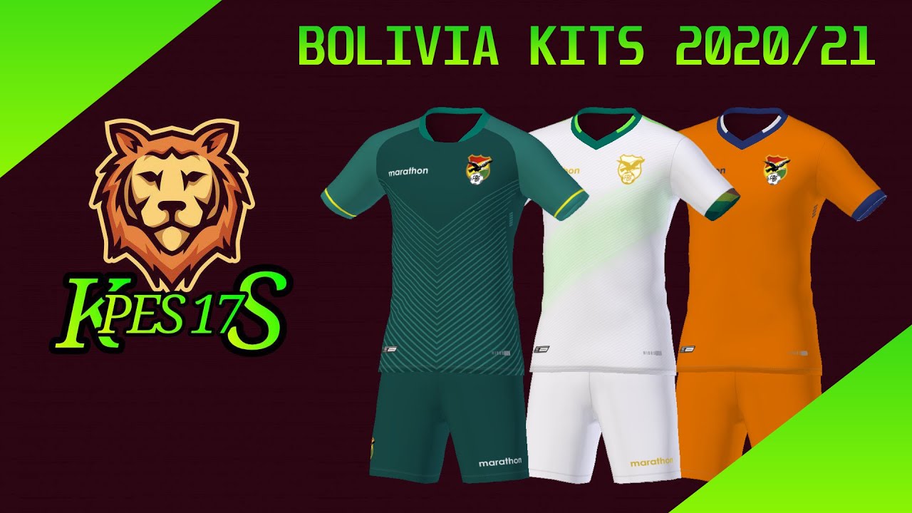 Bolivia Kits 2020-21 - By Kitmaker Stheno - PES 2017 - YouTube