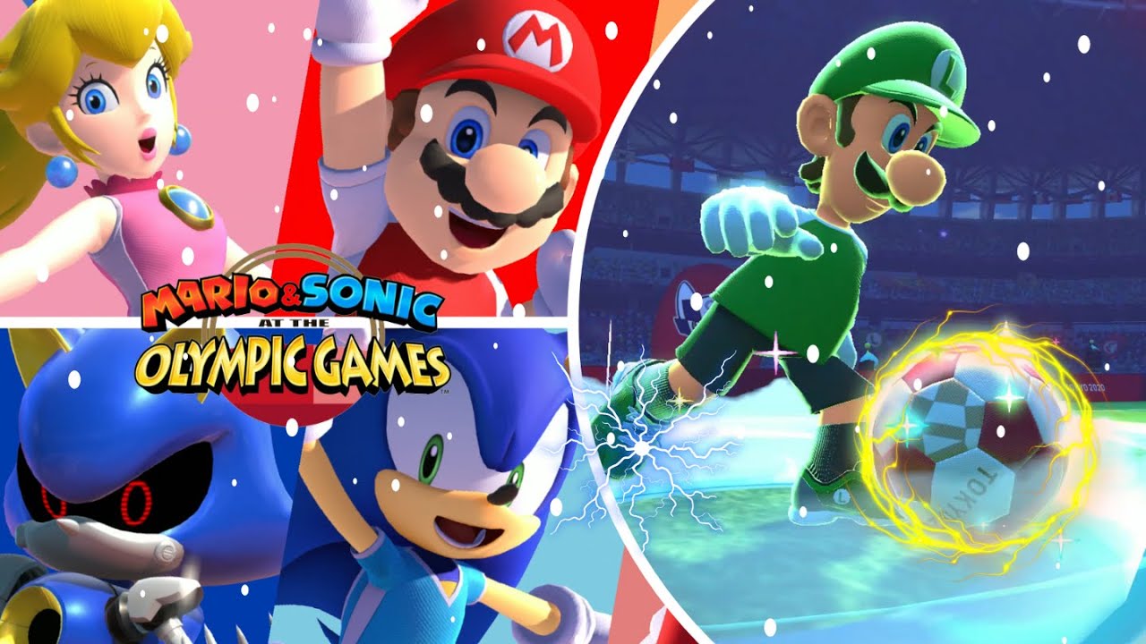 Mario & Sonic At The Olympic Games Tokyo 2020 ( Football ) - YouTube