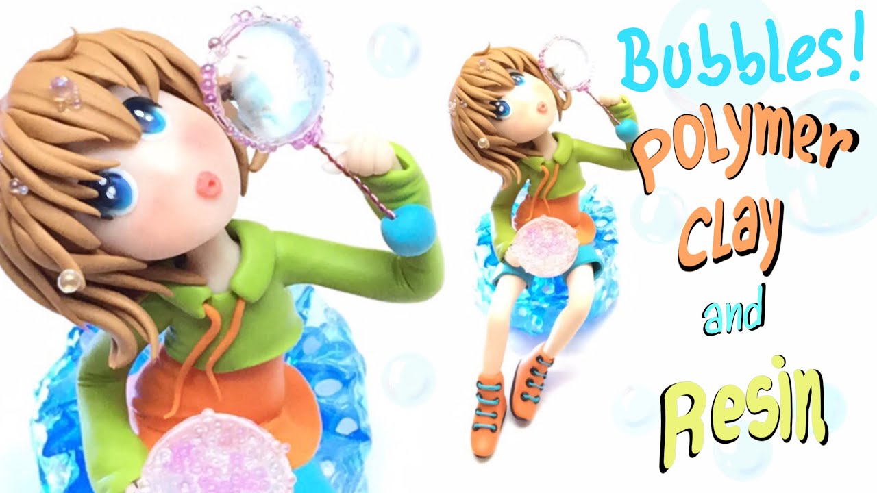 Polymer Clay and Resin- Tutorial- DIY - YouTube