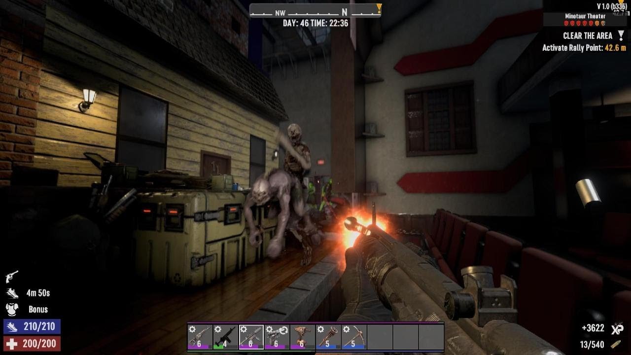 7 Days To Die the legless monster - YouTube
