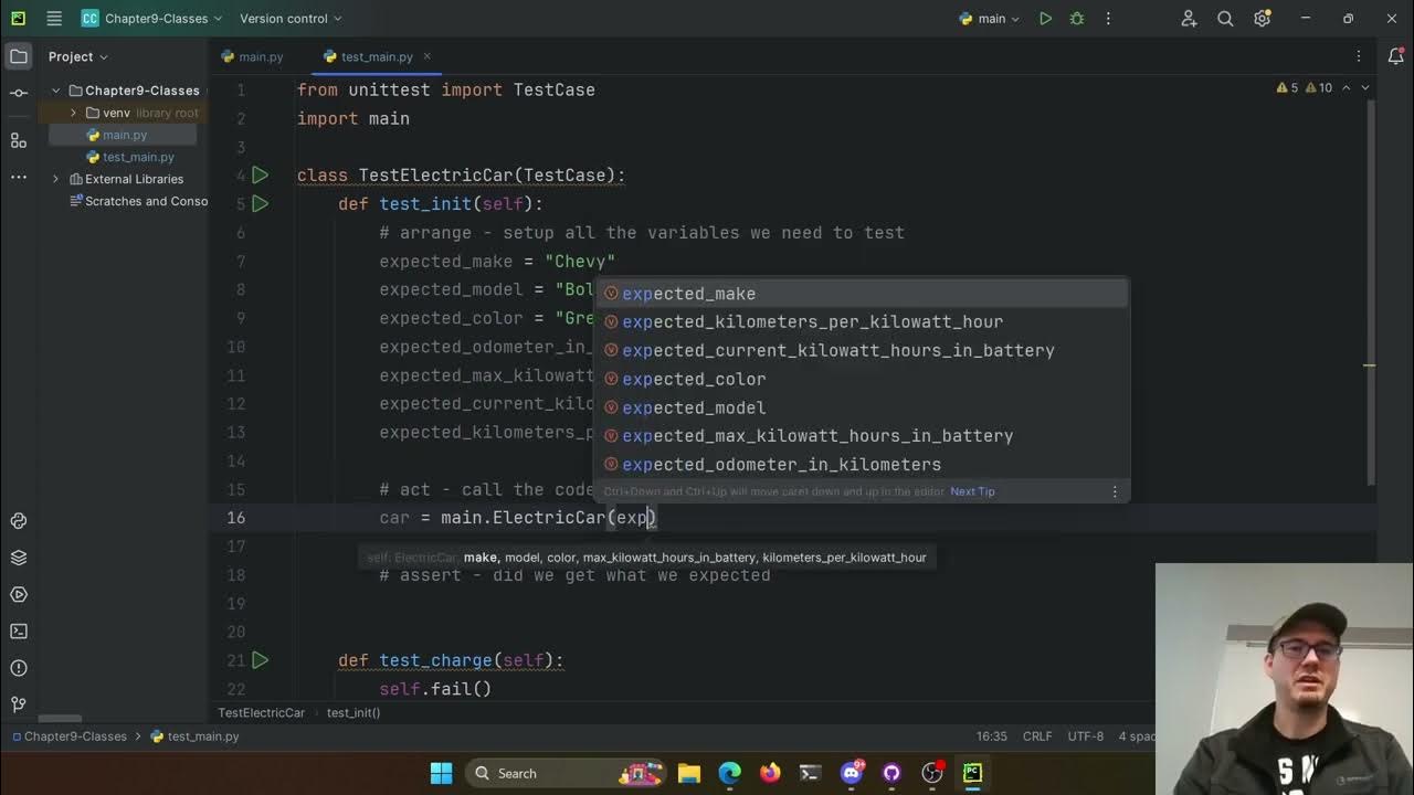 CIS 1501 - CS 1 for Data Scientists ( Python ) - Unit Testing Classes ...
