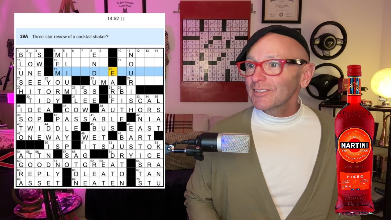 Clever Deshong-Hartstein Wednesday NYT Crossword! So Let's Wine Down on ...