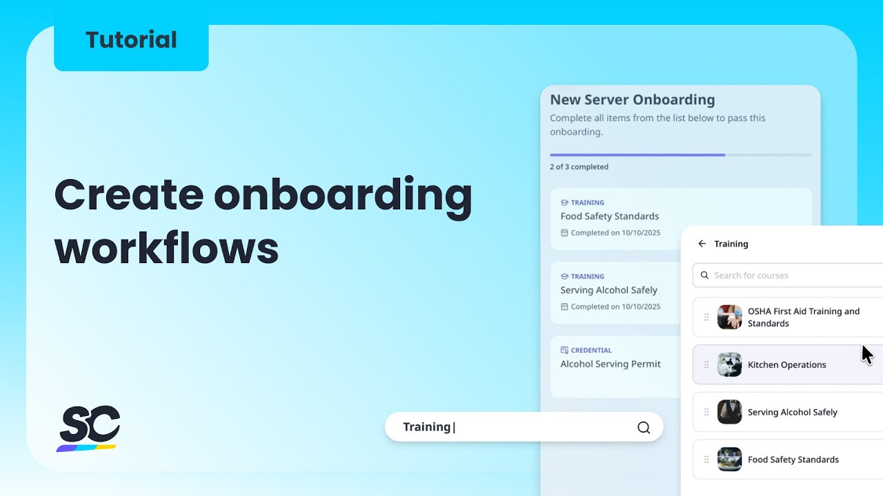 Create onboarding workflows | Tutorial | Web app - YouTube