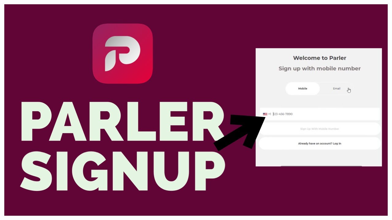 How to Sign-Up Parler Account | Create Parler Account(2022) - YouTube