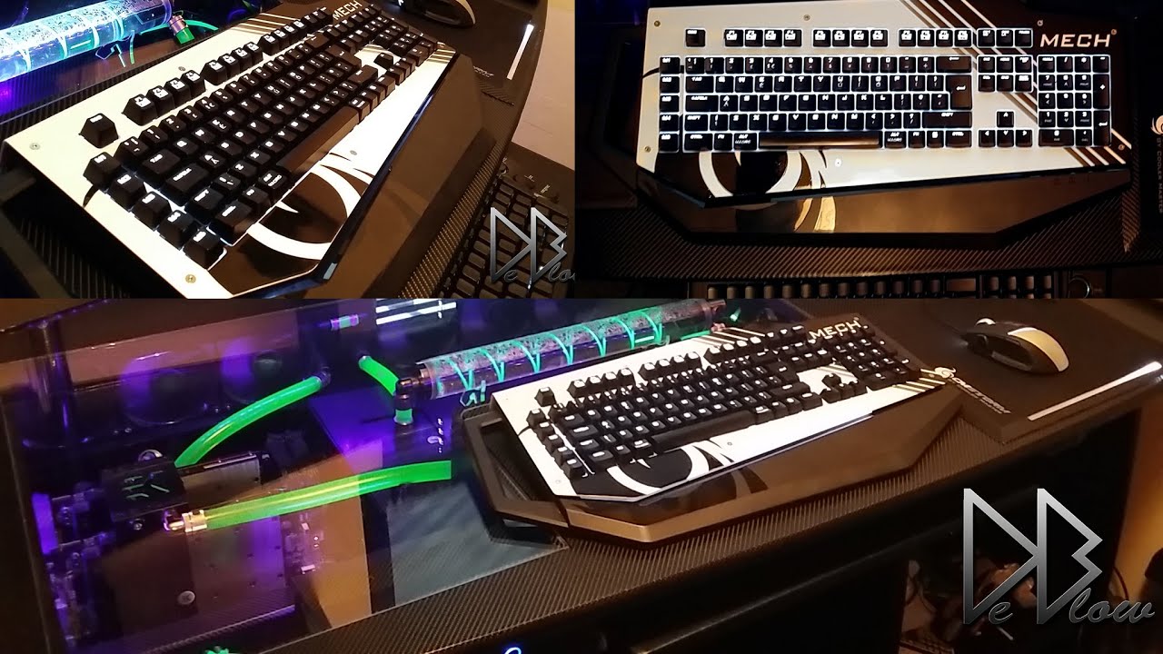 CM Storm MECH Keyboard MOD - Custom Gaming PC - YouTube
