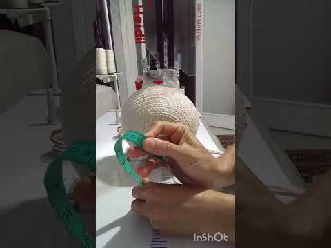 Tres örgü muz ipten şapka dikimi