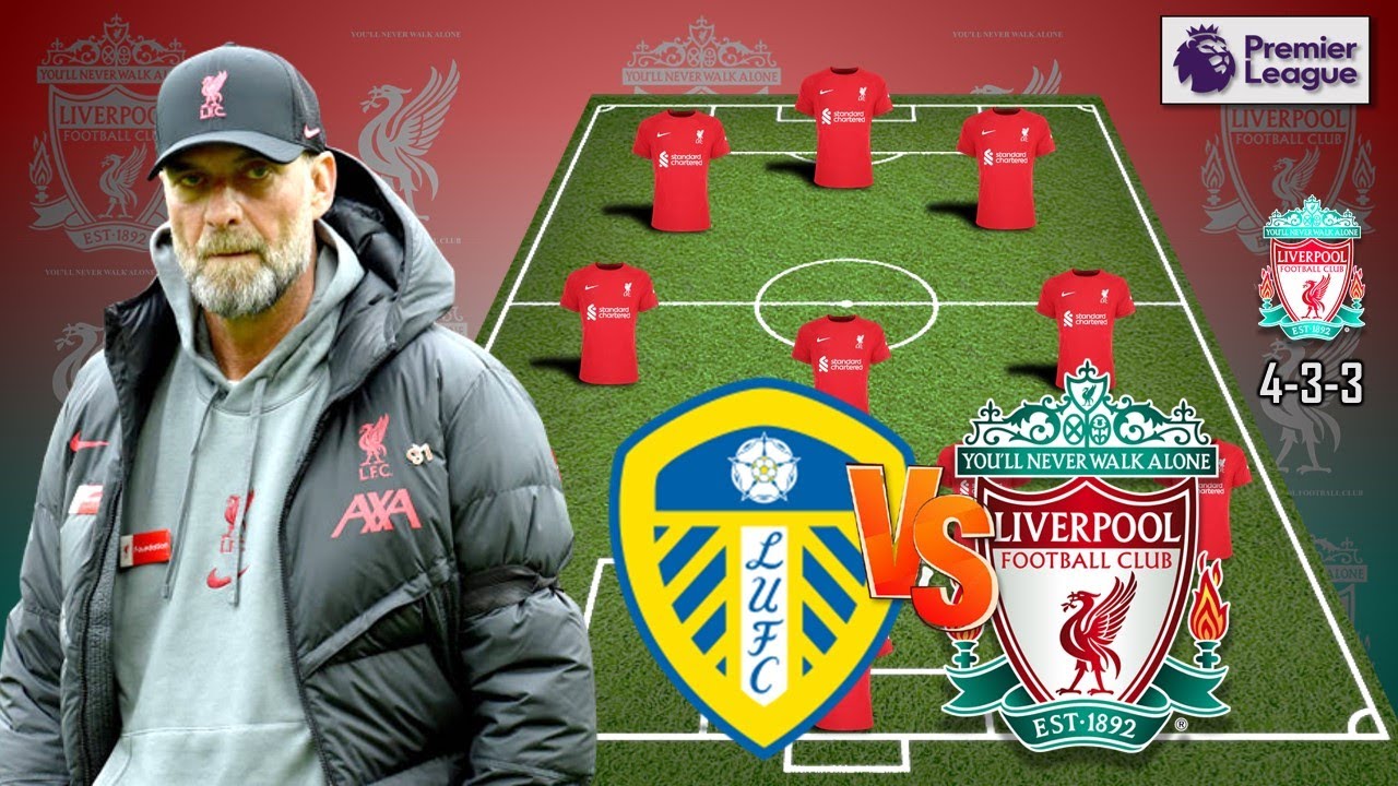 LEEDS VS LIVERPOOL.Liverpool Potential Starting Lineup Premier League ...
