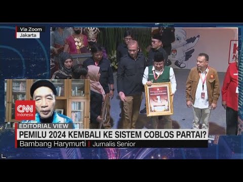 Pemilu 2024 Kembali ke Sistem Coblos Partai? - Editorial View - YouTube