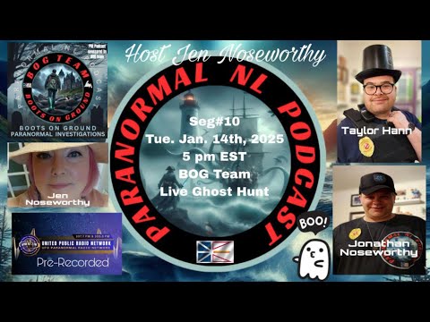 ParanormalNL - Ghost Hunt with The BOG Team -Taylor Hann & Jonathan ...