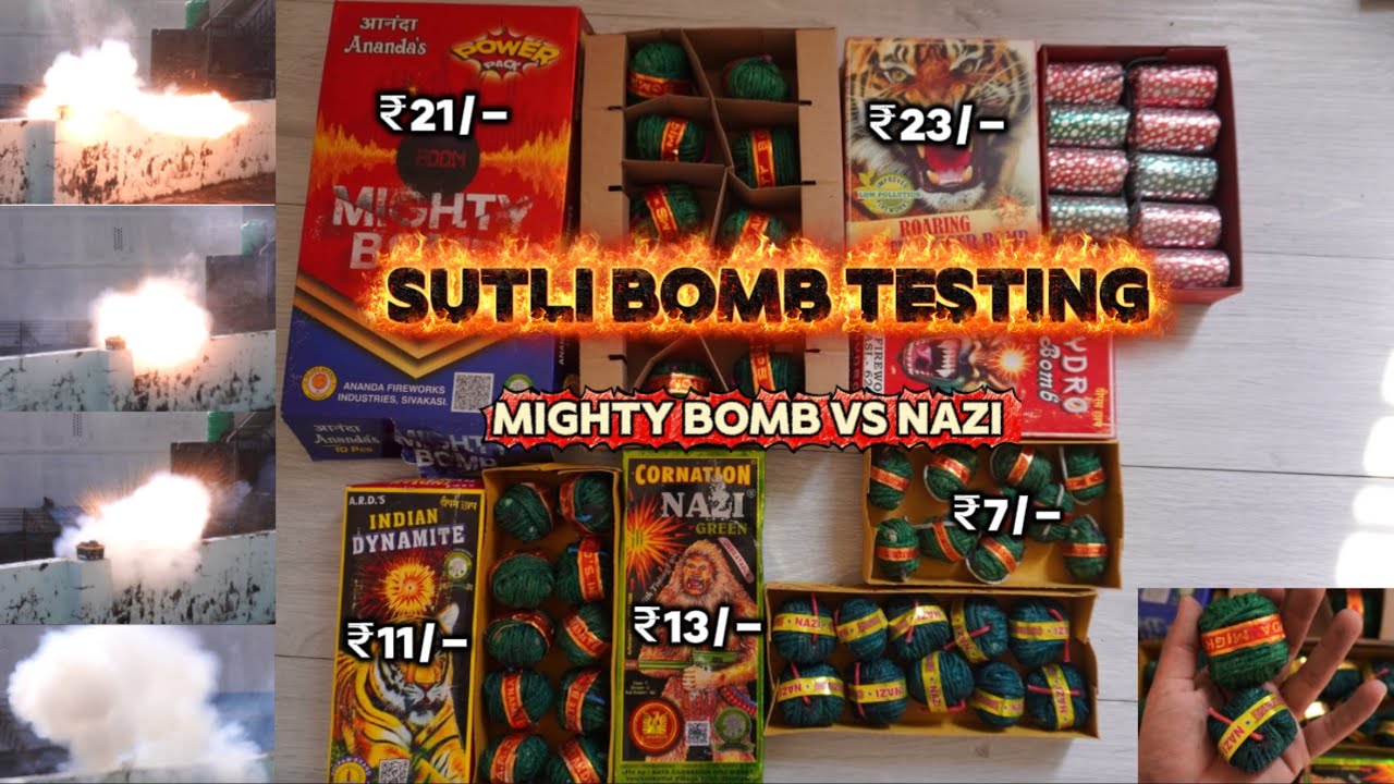 Sutli bomb testing 2025 nazi fail? | nazi vs mighty bomb | diwali # ...