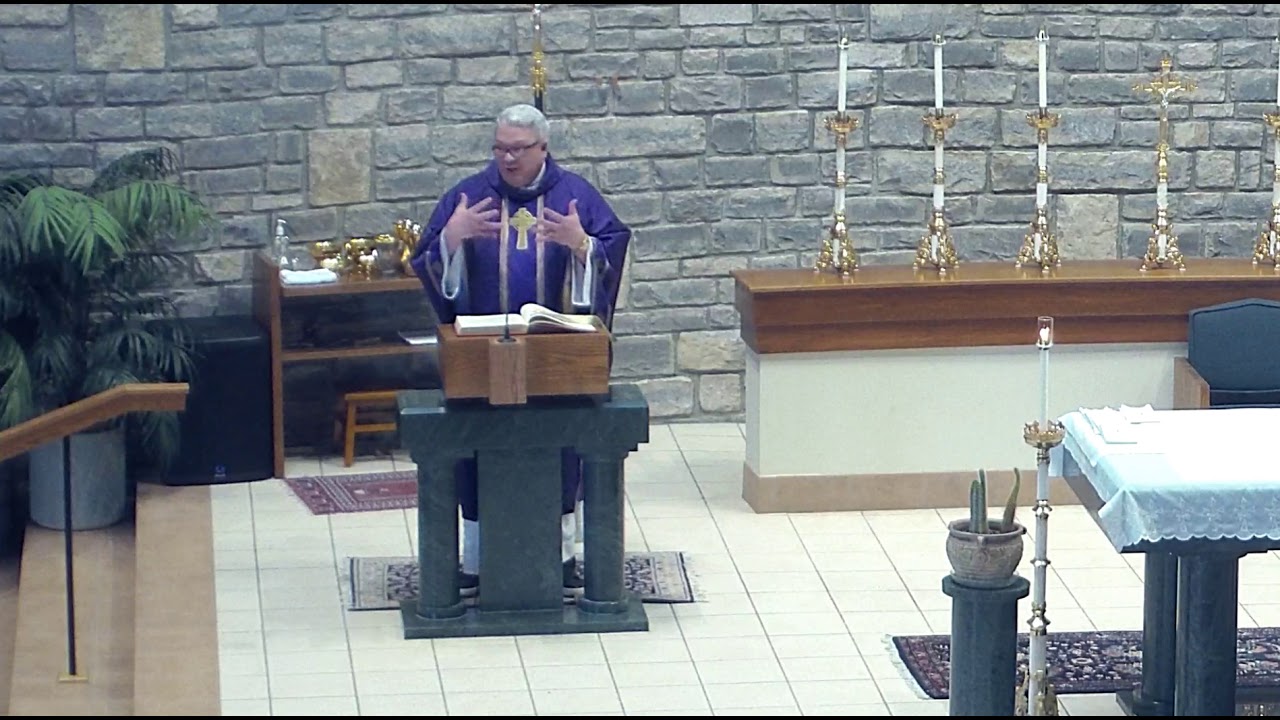 Sun. Mar. 1, 2020, Noon Homily, Fr. James Colopy - FIRST SUNDAY of LENT ...