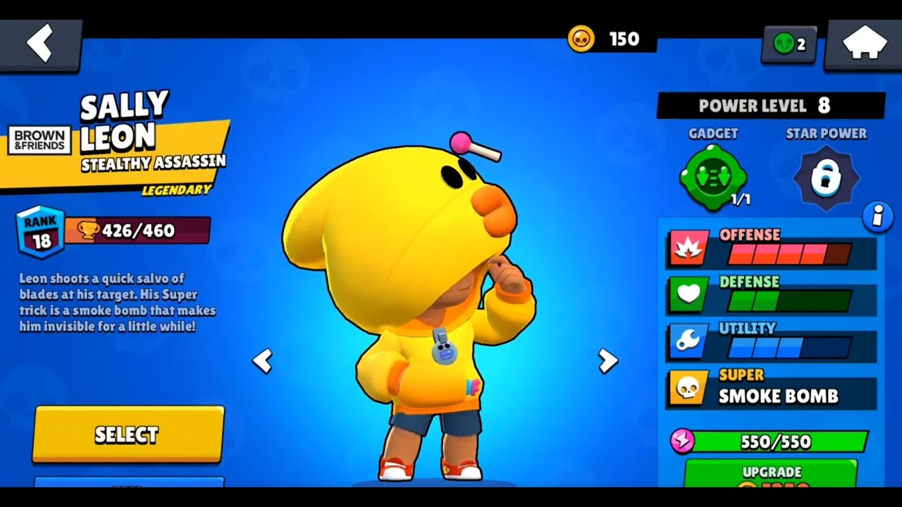 Brawl Stars - Brawler Leon Sally Double Quest Completed in Brawl Pass Android Gameplay - YouTube