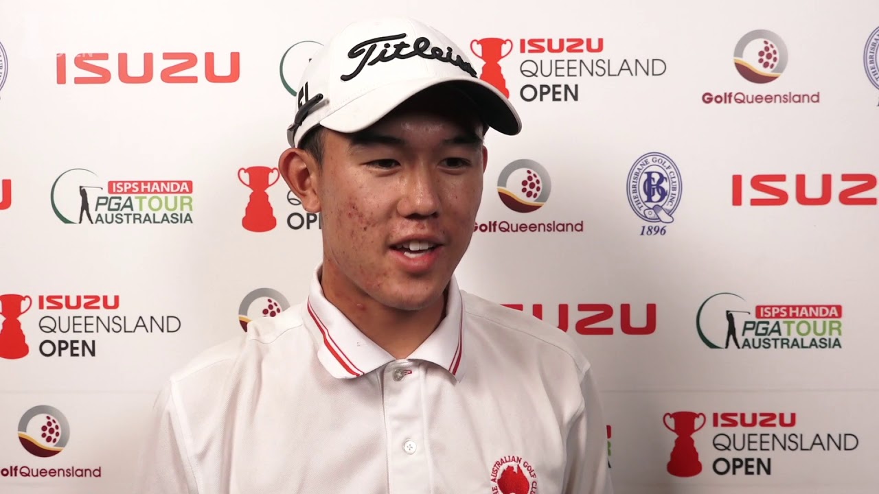 Kevin Yuan after Rd 2 of the 2018 Isuzu Queensland Open - YouTube