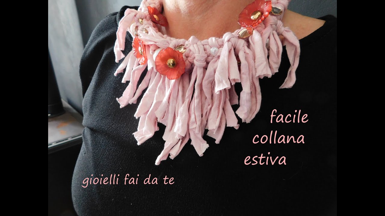 Facile collana estiva - YouTube