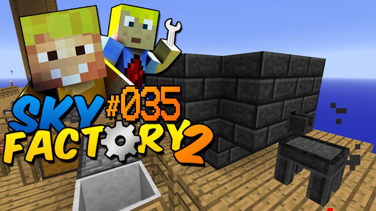 Tinkers Construct Schmiede! - Minecraft Sky Factory 2 Folge #35 - YouTube