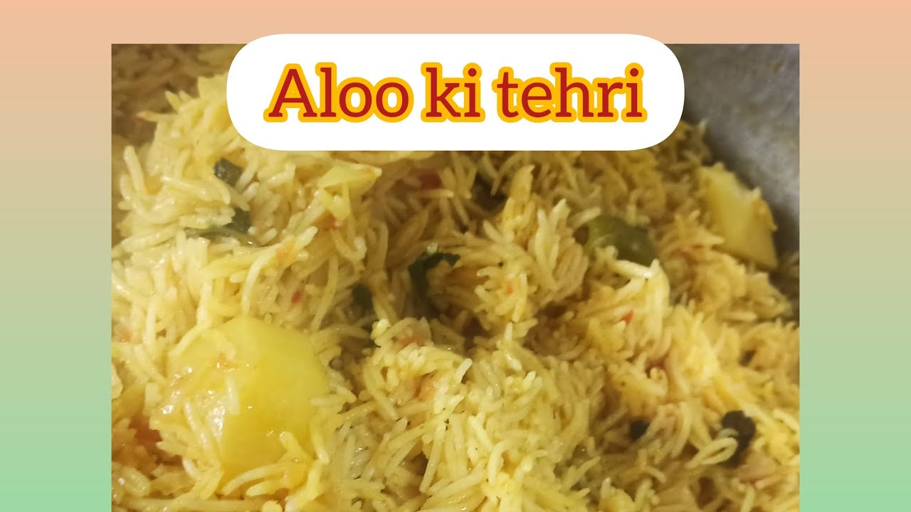 Aloo ki tehri ||How to make easy and yummy aloo ki tehri||Recipe by ...