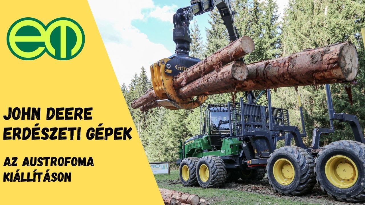 Itt vannak legújabb John Deere erdészeti gépek - Gombnyomásra működő ...