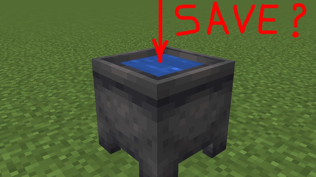 water in the cauldron save me? - YouTube