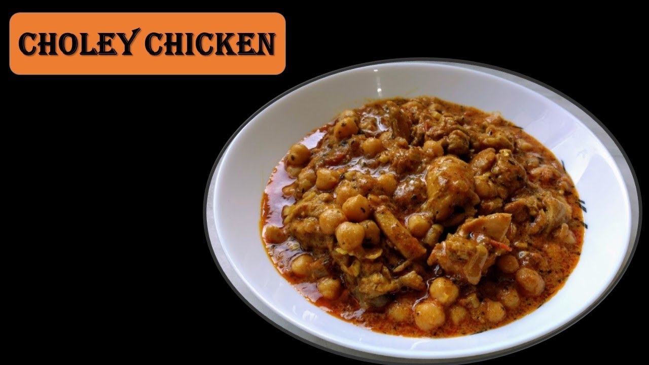 Murg Choley Chicken. Chicken with chickpeas. - YouTube