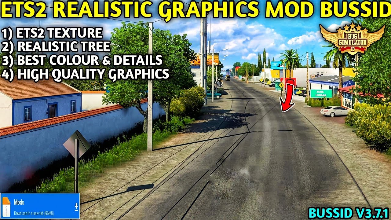 RELEASED - Best Realistic Graphics Mod For Bus Simulator Indonesia।Mod ...