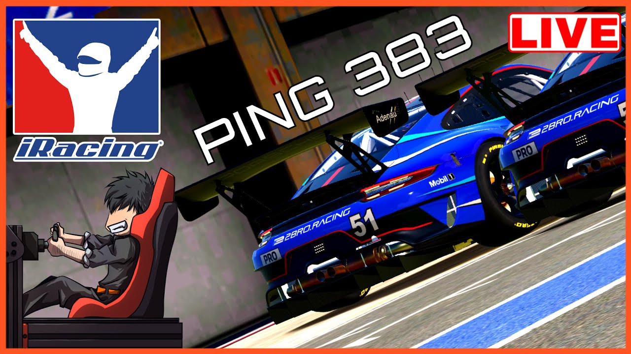 【iRacing】インテルラゴスの練習中、PINGが高すぎてイェPINGさんになるイェポン【2BRO.RACING 51号車】 - YouTube