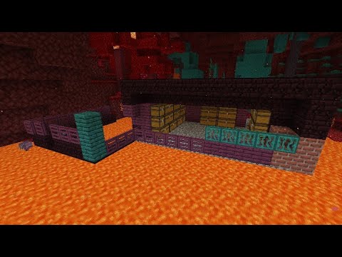 Minecraft how to build a neather house easy tutorial - YouTube