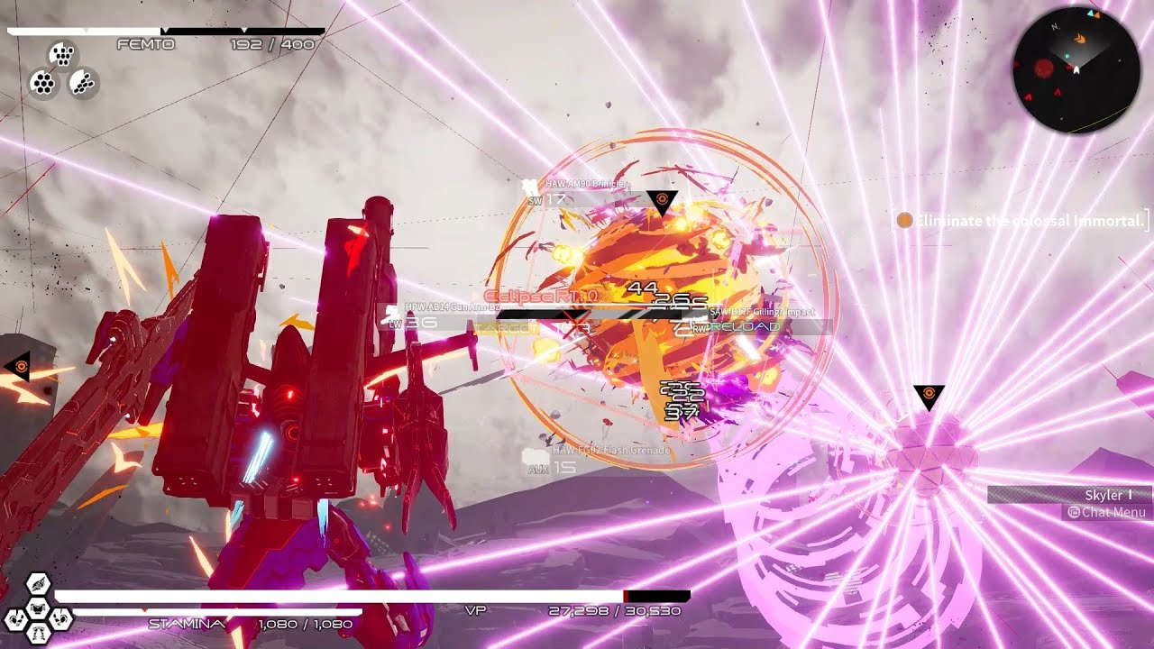 Daemon X Machina - Co-Op Mission (Solo Run) - Destroy Eclipse RT Omega - YouTube