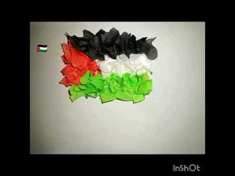 Palestine Flag with tissue paper #// free Palestine # trending # viral ...