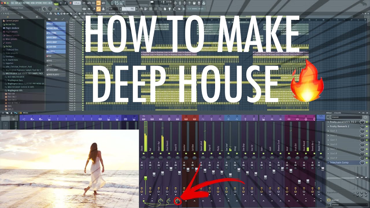 HOW TO MAKE: Professional Deep House With Vocals [FREE FLP] - YouTube