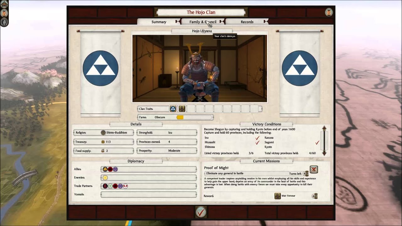 Shogun 2: Total War: Hojo Campaign part 2: Establishment for Defense ...