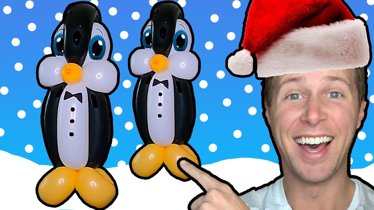 How to Make a Balloon Penguin - Balloon Twisting Tutorial - YouTube