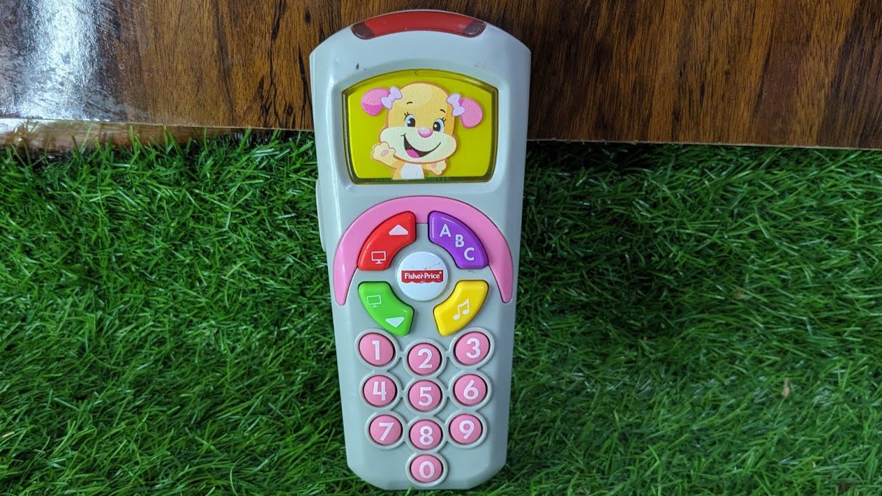 Fisher-Price Laugh & Learn Sis' Remote Toy | Educational Remote Toy ...