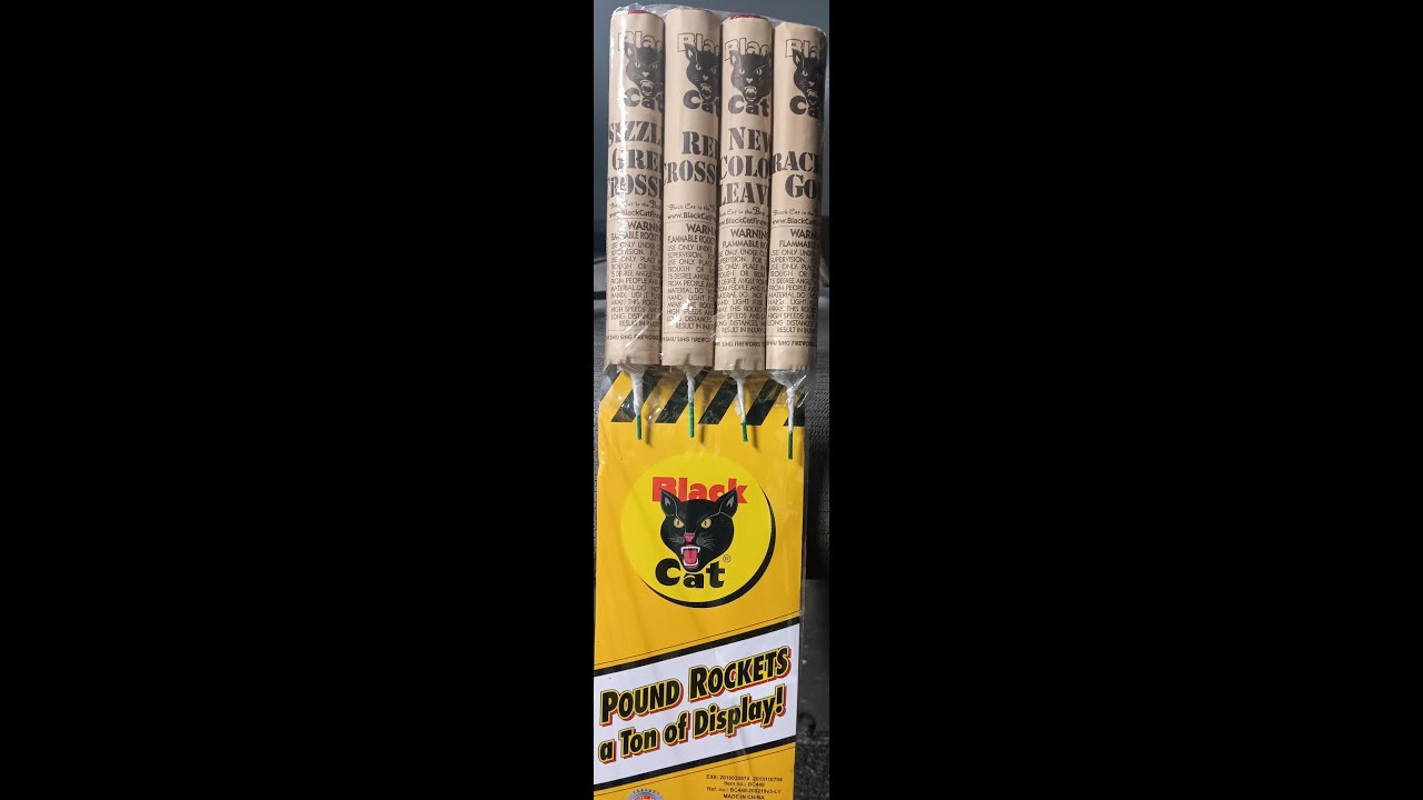 POUND ROCKETS BY (BLACK CAT FIREWORKS) 4 PCS - YouTube