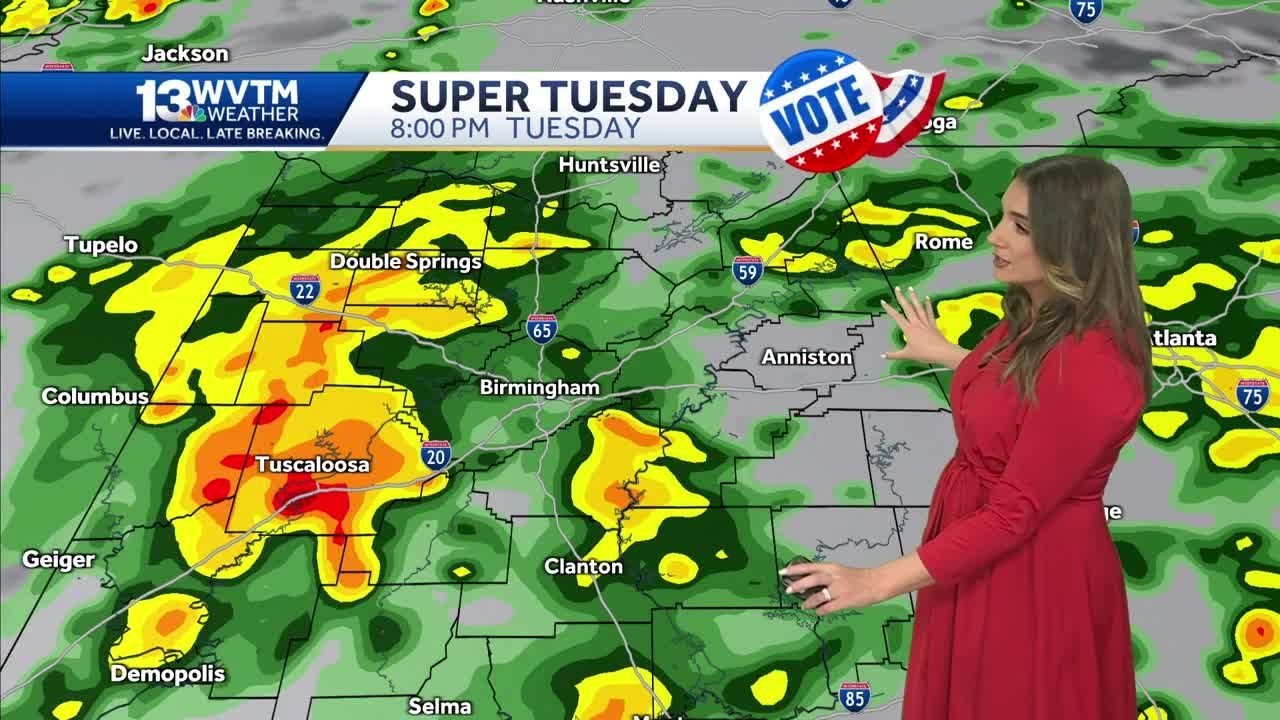 Alabama Forecast: Scattered showers through the evening, A chance to ...