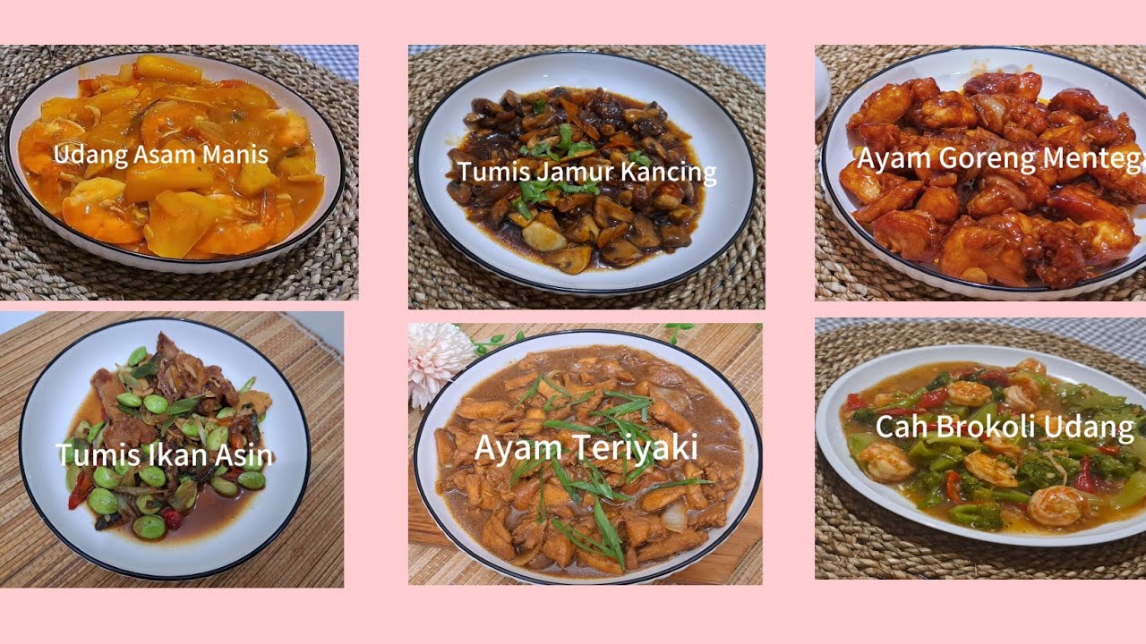 6 Ide Menu Masakan Harian Yang Simpel Dan Mudah - YouTube