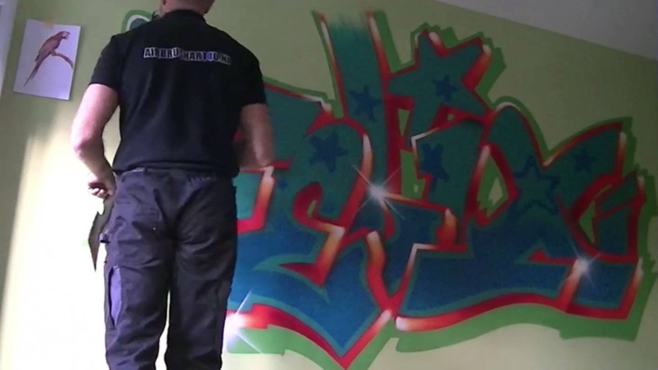 Graffiti Childsroom Felix - YouTube