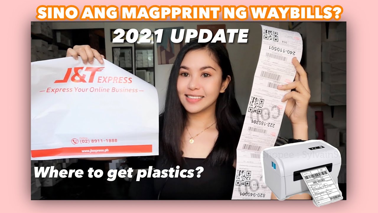 SINO ANG MAGPPRINT NG WAYBILLS? SHOPEE: 2021 UPDATED - YouTube