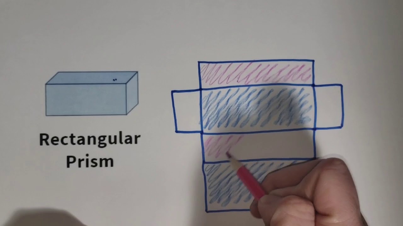 How to Draw Nets for Prisms - YouTube