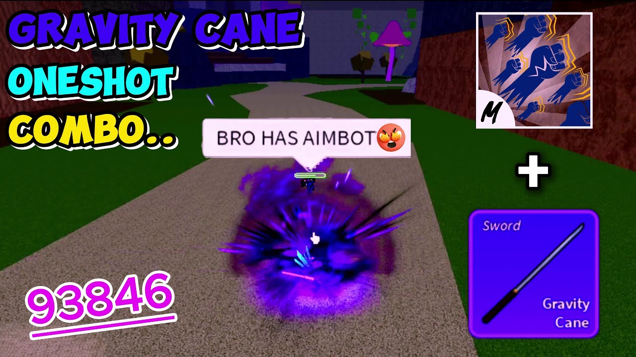 Gravity cane God human combo||Easy 30M Bounty(Blox Fruits) - YouTube