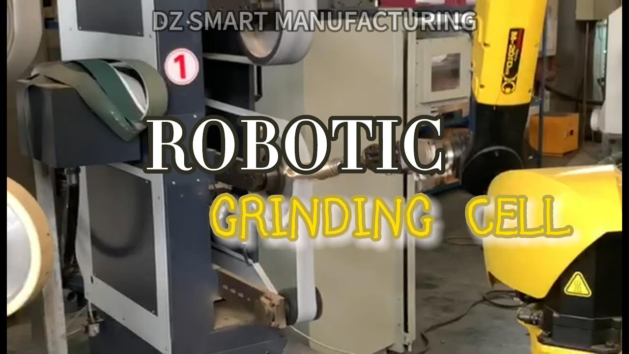 ROBOTIC GRINDING CELL - YouTube