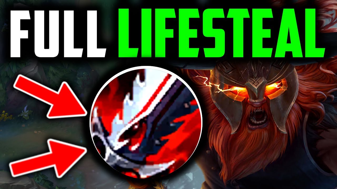 FULL LIFE STEAL OLAF INSTA HEALS! (75% LIFE STEAL BUILD) - Olaf League ...