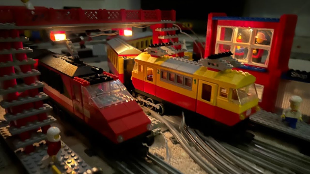 Lego 12v train layout 2024 edition - YouTube