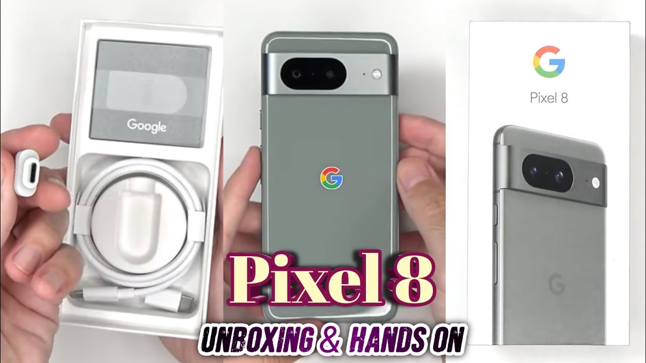 Google Pixel 8 - UNBOXING & HANDSON IMAGES! - YouTube